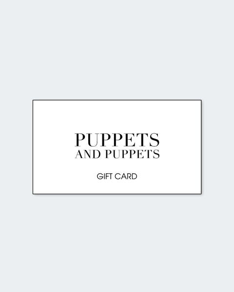 PUPPETS AND PUPPETS GIFT CARD – Puppets and Puppets